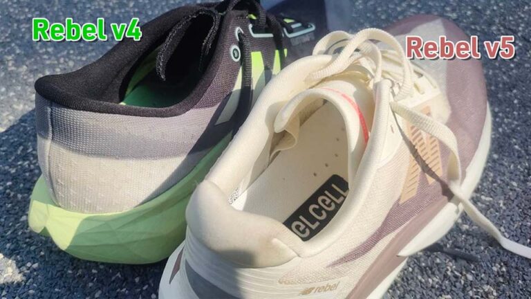 【NB】FuelCell Rebel v5 レビュー│軽量性に加えてクッションの高さも特徴に！ – Unattached Runner
